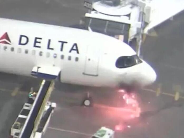 Video shows moment Delta plane catches fire at Sea-Tac, passengers ...