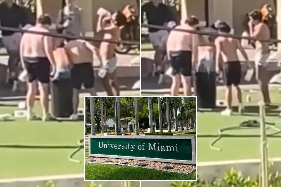 University of Miami fraternity suspended after suspected hazing video ...
