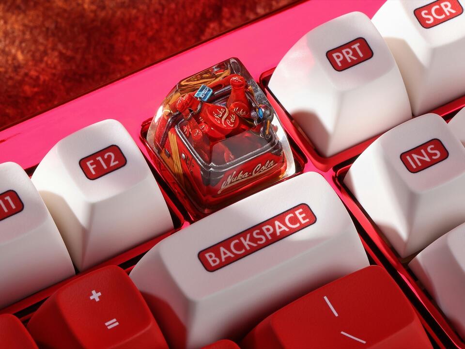 These Fallout Nuka-Cola artisan keycaps are ridiculous, beautiful, and ...