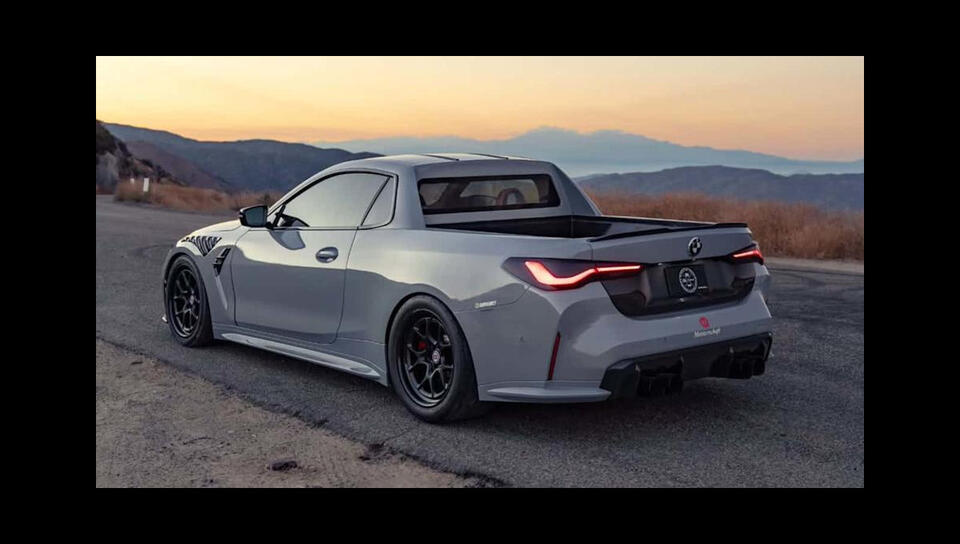 BMW M4 Pickup: This Wild Tuning Build Blends a Sports Coupe With a Real ...