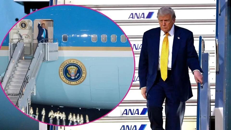 Donald Trump Under Fire for Repainting Air Force One in His Preferred ...