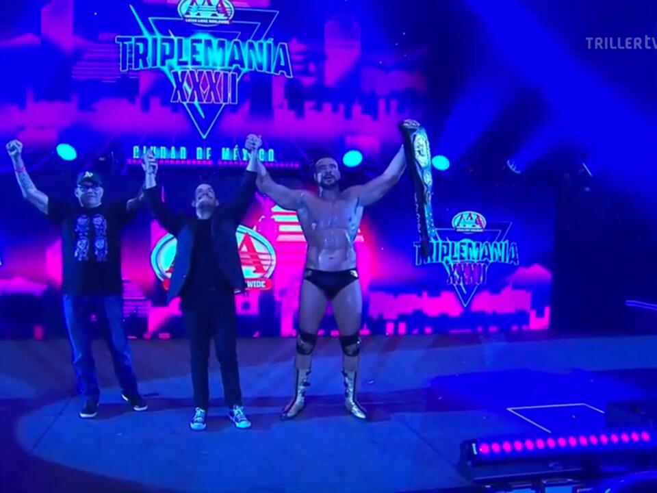 Alberto El Patron Beats Nic Nemeth (with JBL) to Win AAA Mega Title At ...