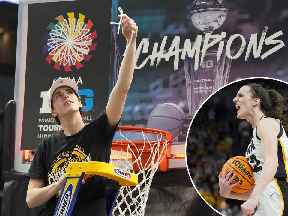 Caitlin Clark recovers after rough first half, leads Iowa to Big Ten ...