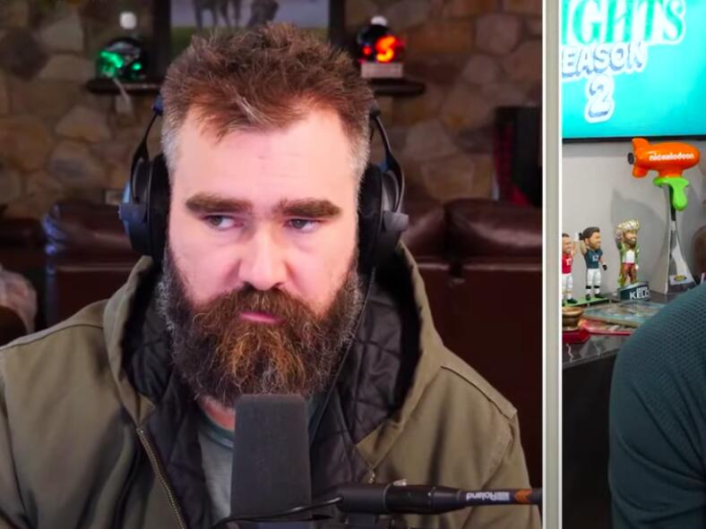Eagles' Jason Kelce addresses retirement rumors on New Heights podcast