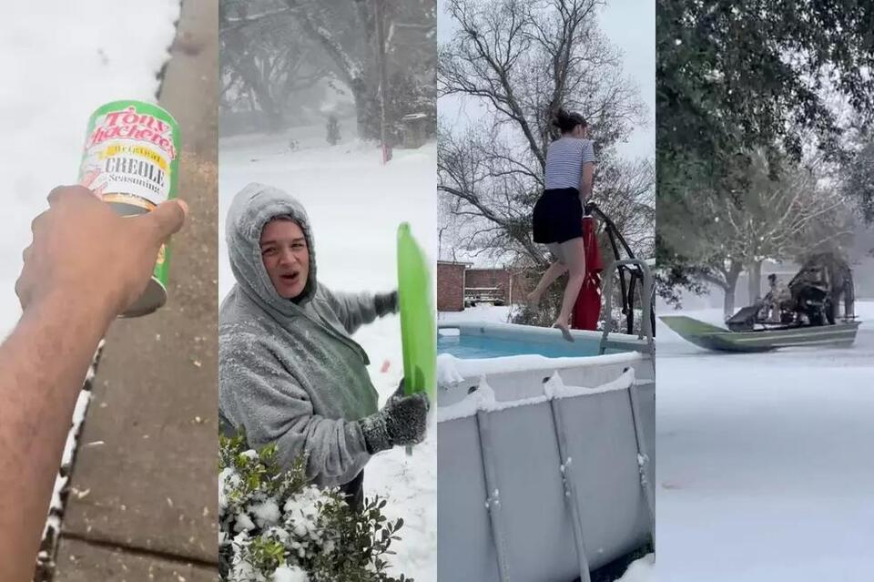 Louisiana Snow Videos Go Viral as Historic Winter Weather Sweeps Across ...