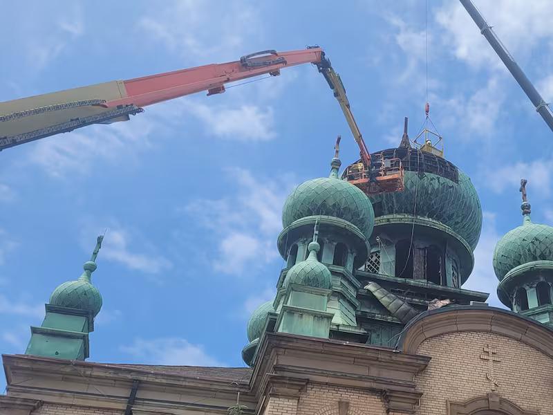 St. Theodosius begins ‘heartbreaking’ work after fire in Tremont