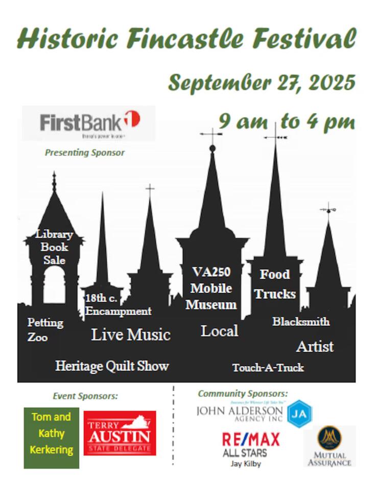 7@four previews Historic Fincastle Festival - NewsBreak