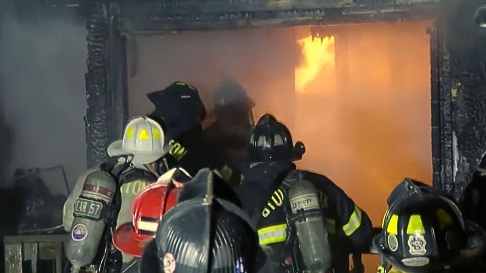 Mass. FFs responding to EMS call face 4-alarm working fire and search ...