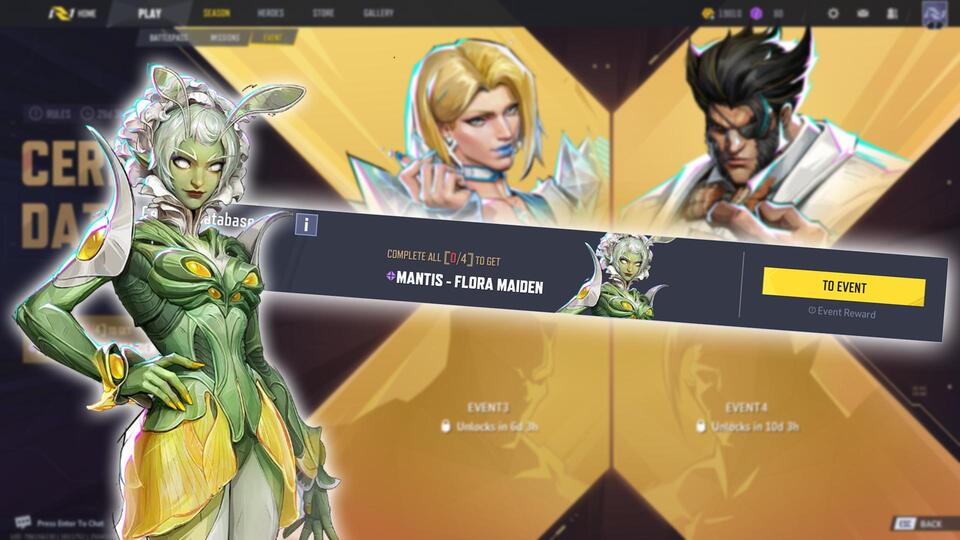 Marvel Rivals Cerebro Challenges: How to Get Free Mantis Flora Maiden ...