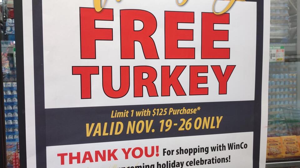 WinCo's Free Turkey Deal Is Back for Thanksgiving 2025 - Here's How to ...