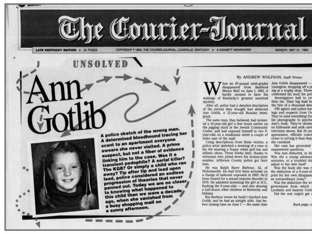 From the archives: A look at Ann Gotlib's case 10 years after she went ...
