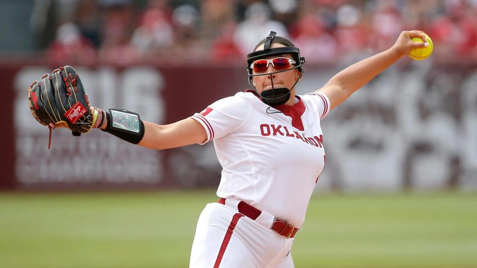 Why do college softball pitchers wear face masks? Revisiting rule amid ...