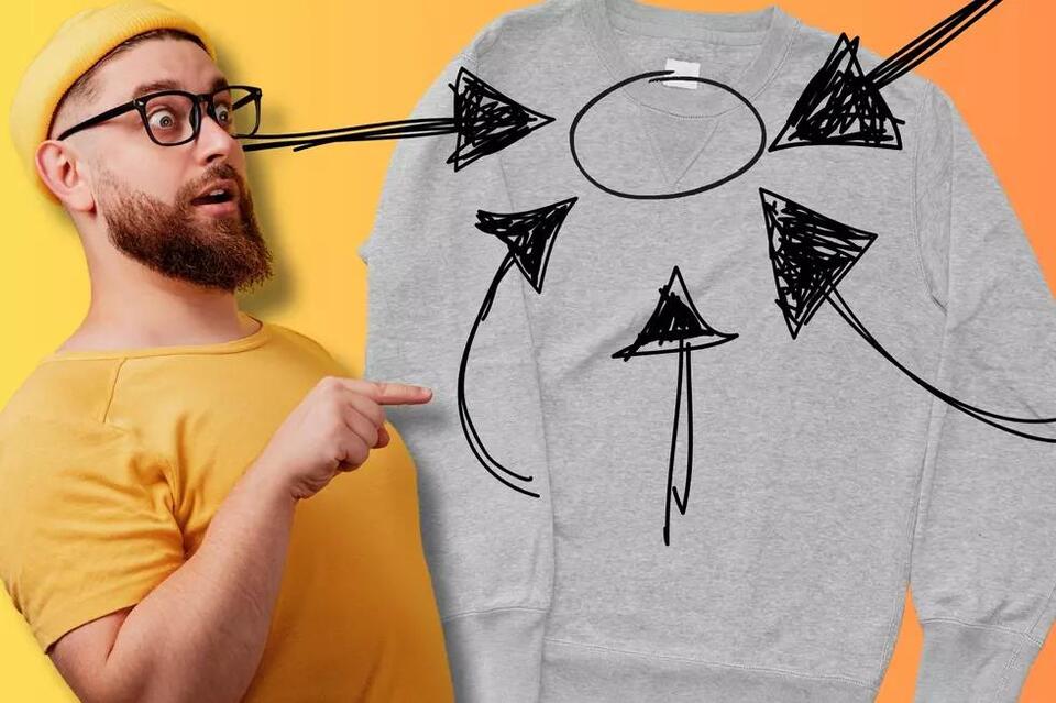 We Finally Know Why Crew Neck Sweatshirts Have That Weird Triangle on ...