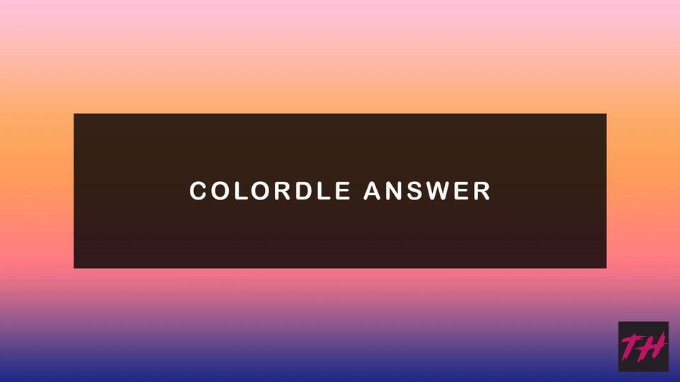 Colordle Answer Today (January 2026) - NewsBreak