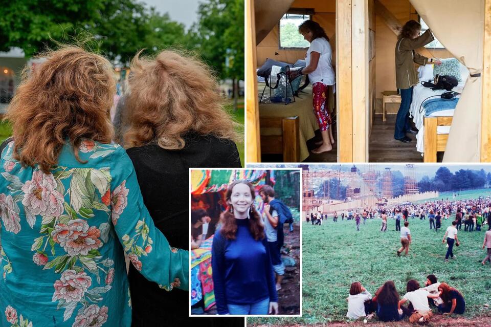 Two Woodstock goers return after 55 years to glamp and relive the ...