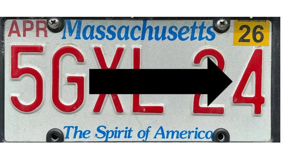 The Last Number On Your Mass. Plate Indicates This - NewsBreak