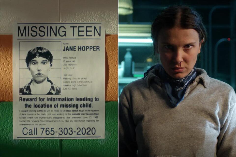 Stranger Things season 5 premiere's 'missing teen' phone number for ...