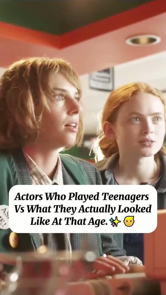 Actors Who Played Teenagers Vs What They Actually Looked Like At That ...