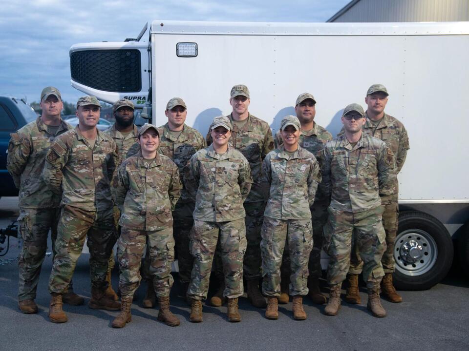 Members of 107th New York Air National Guard assist in recovery efforts ...