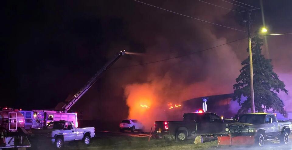 Fire Crews Battling a Perry Business That is On Fire - NewsBreak