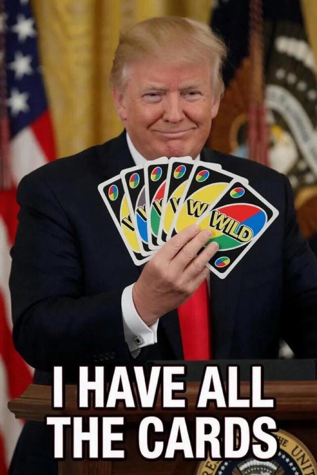 Fact Check: Trump DID Post Uno Meme Saying 'I Have All The Cards' -- A ...