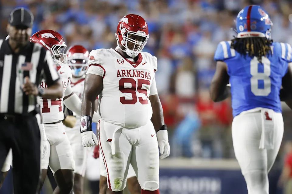 Texas scheduled to host Arkansas DT Ian Geffrard - NewsBreak