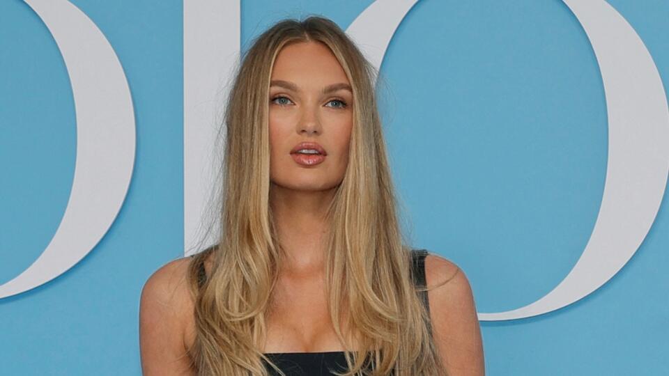 Candice Swanepoel’s Plunging Dress Gets Even Bolder With a Sheer ...