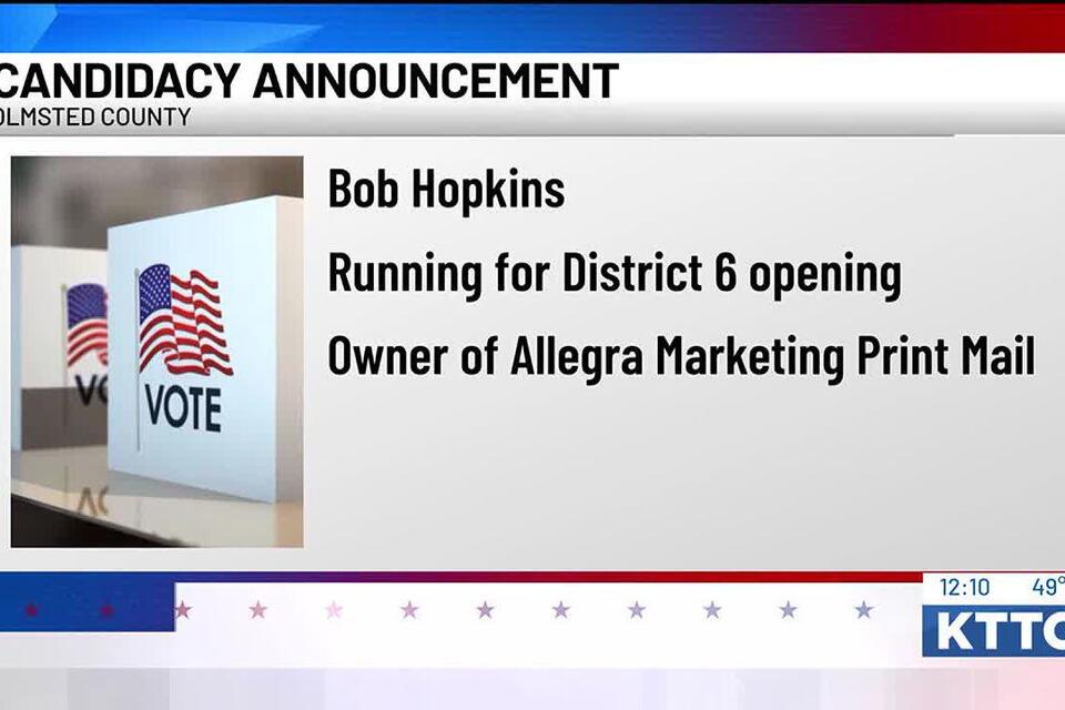 Bob Hopkins announces campaign - NewsBreak