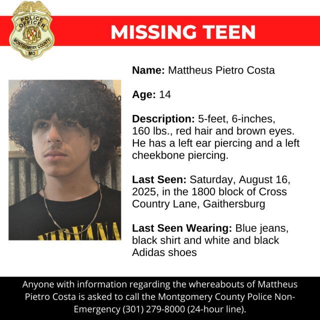 Concern for Missing Fourteen-Year-Old - NewsBreak