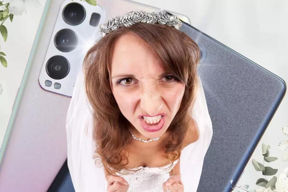 Bride Caught Telling Guests to Put Their Phones Away While Walking Down Aisle - NewsBreak