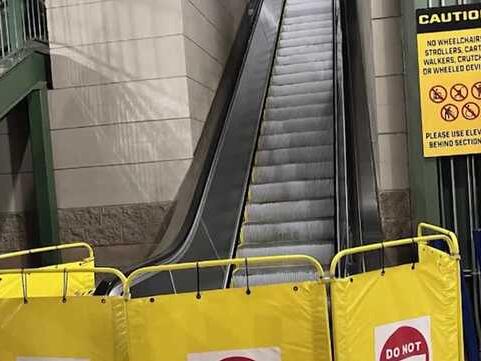 Escalator maintenance continues at American Family Field