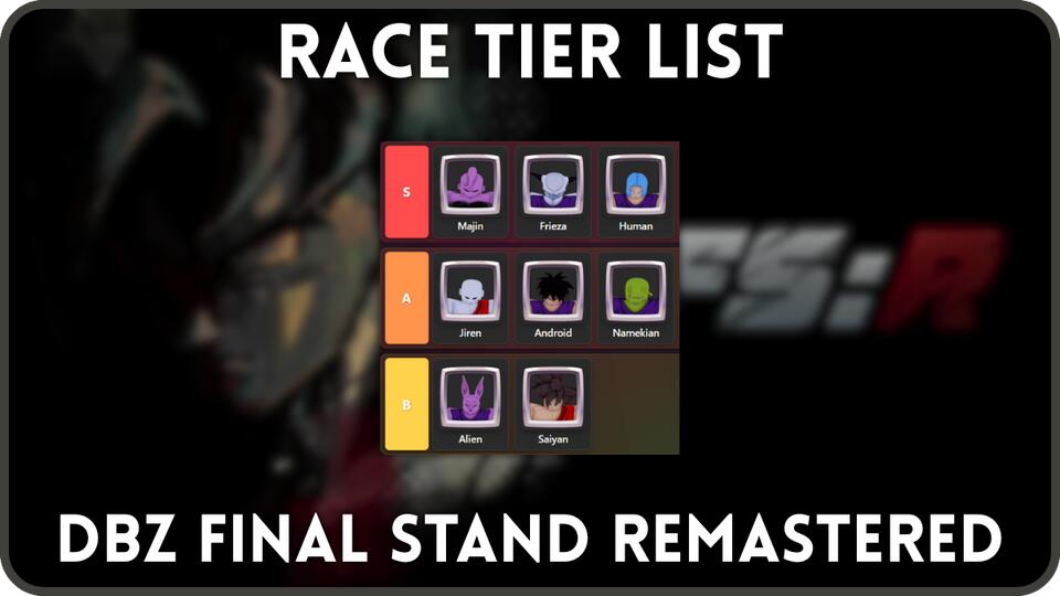 Ultimate DBZ Final Stand Remastered Race Tier List - NewsBreak