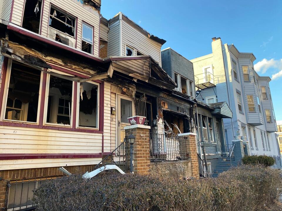 At least 4 people hospitalized, including 3 kids, after fire tears ...