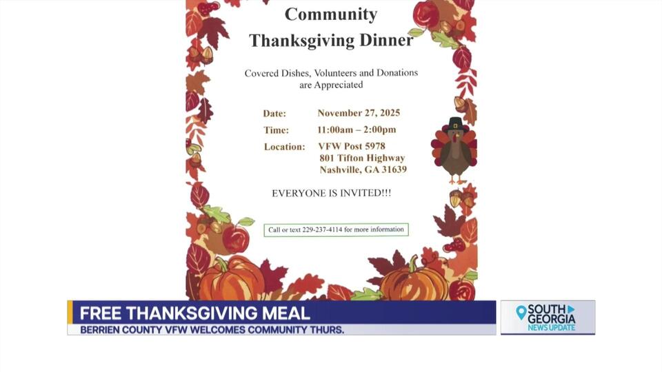 Berrien County VFW Post 5978 and Auxiliary invites everyone to free ...