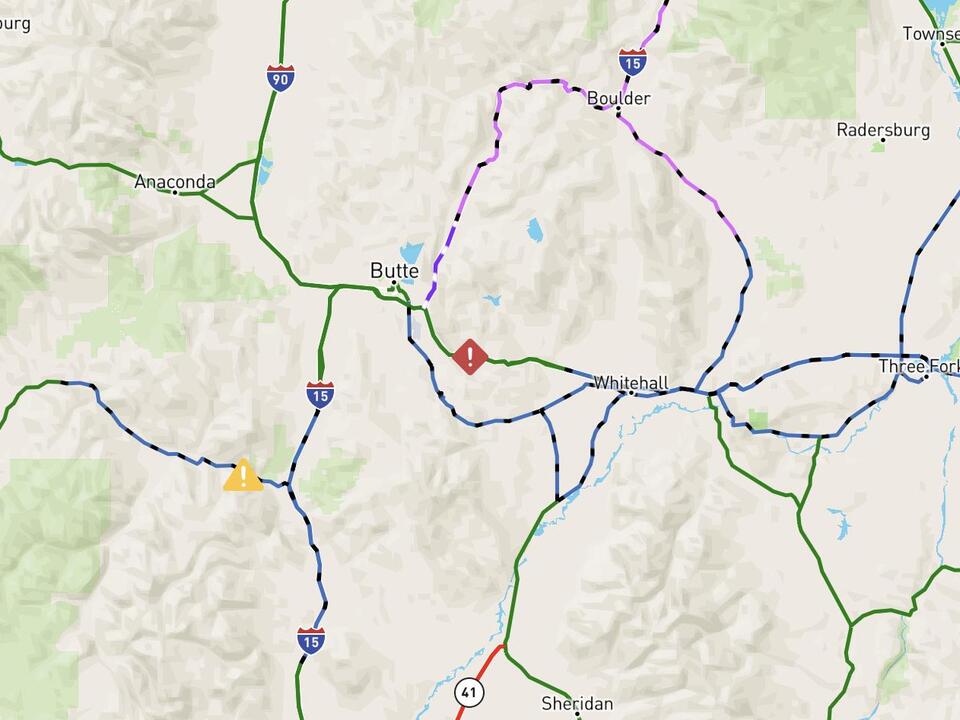 Crash cleared on I-90 eastbound on Homestake Pass near Butte