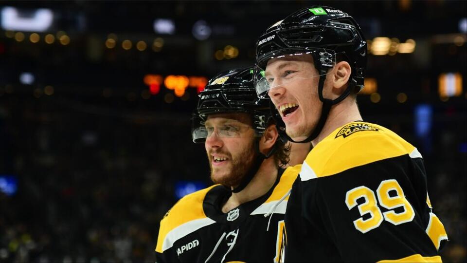 David Pastrnak Shares Lofty Prediction For Bruins’ Morgan Geekie ...
