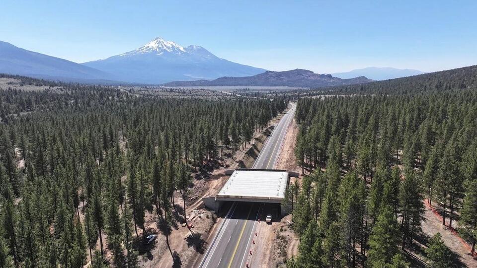 Finishing touches underway on U.S. 97 Wildlife Crossing in Siskiyou ...