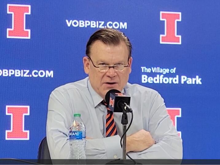 Rival reaction: Illinois head coach Brad Underwood Q&A following the ...