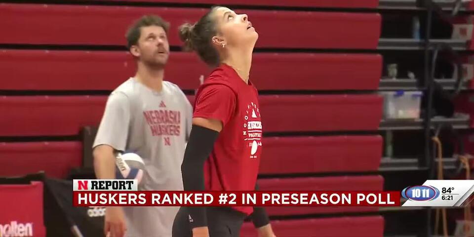 Nebraska volleyball ranked No. 2 in AVCA preseason poll - NewsBreak