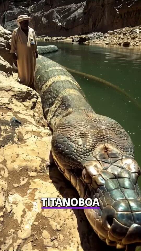 80-Foot Giant Titanoboa Snake Discovered In The Sahara Desert # ...