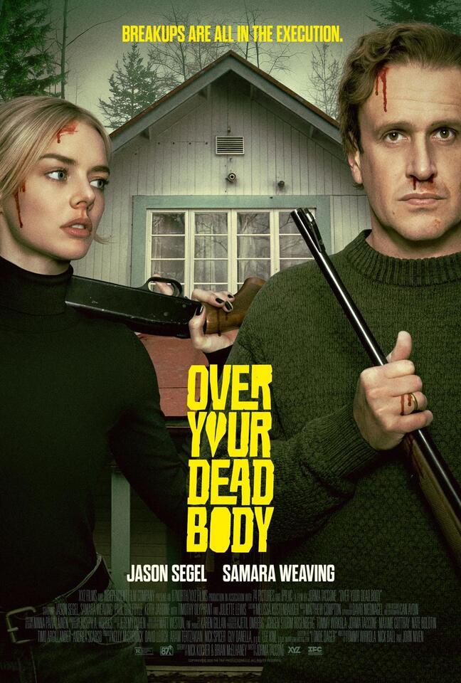 Samara Weaving & Jason Segel Try to Kill Each Other in Over Your Dead ...