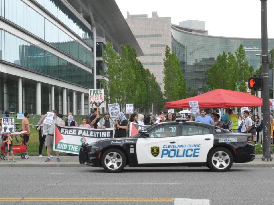 Pro-Palestinian protest attracts Cleveland health care workers