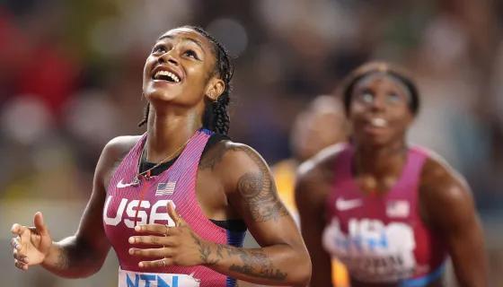 Sha’Carri Richardson Rocks Natural Hair During Diamond League Final ...