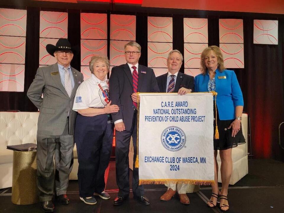 Waseca Exchange Club takes center stage at national convention in Texas