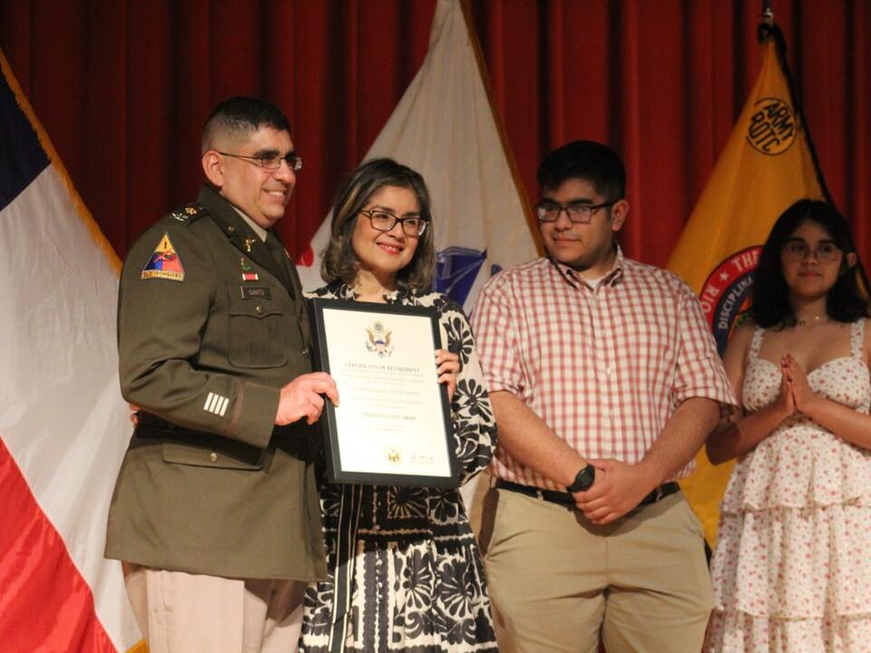Mission U.S. Army Colonel passes the torch to UTRGV ROTC graduates