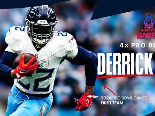 Titans RB Derrick Henry Named to Fourth Career Pro Bowl