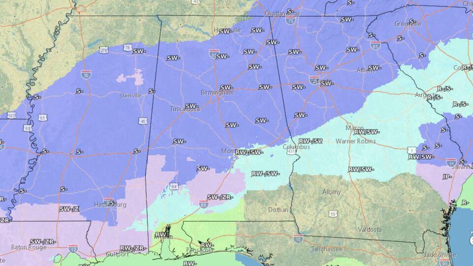 Snow looking more likely for Alabama next week: When, where and how ...