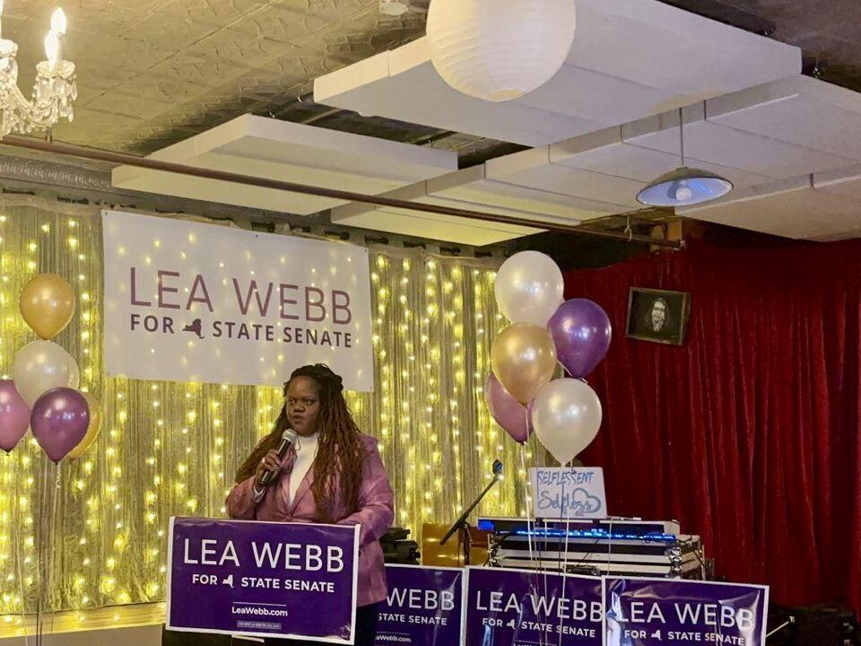 Senator Lea Webb Announces Re-election Campaign in Tompkins County