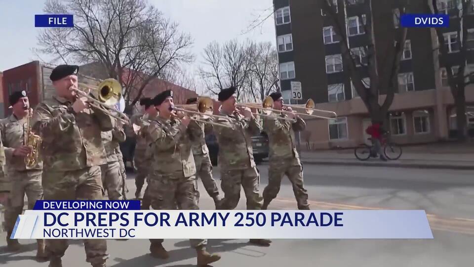 Preparations for Trump’s military parade in DC draws mixed reactions ...