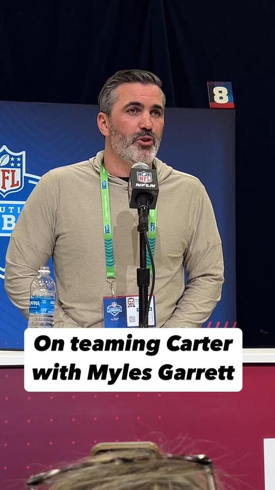 Cleveland Browns head coach Kevin Stefanski talks about Penn State’s ...